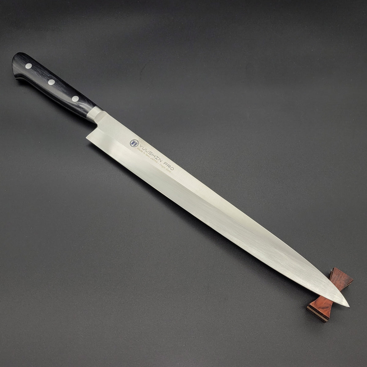 YUUSHIN PRO Yanagiba Sashimi knife 300mm (Right hand) - Virgin Gold st ...
