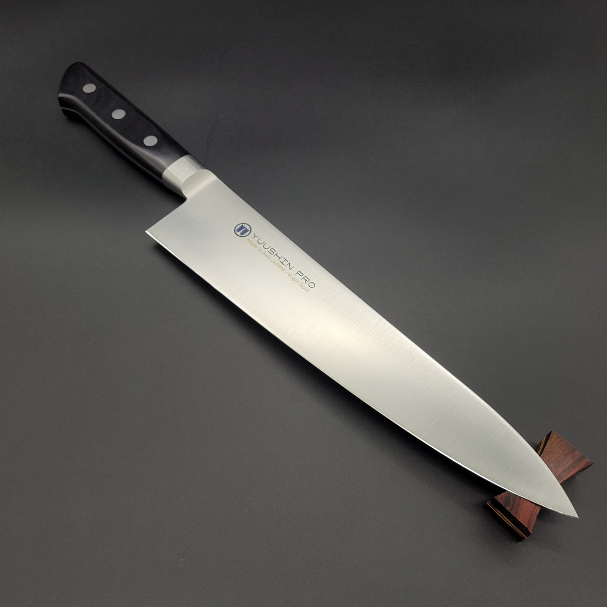 YUUSHIN PRO Gyuto Chef knife 240mm - Virgin Gold stainless steel ...